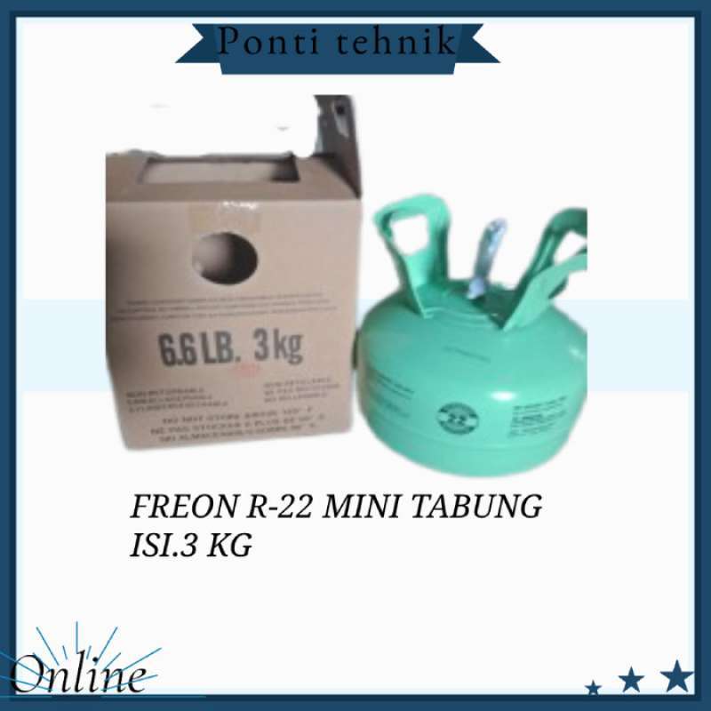 Promo FREON REFRIGERANT R-22 TABUNG MINI 3KG Diskon 23% di Seller ...