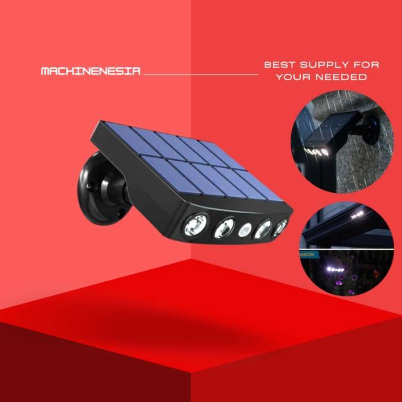 Promo LAMPU SOROT TAMAN TENAGA SURYA SOLAR CELL DINDING OUTDOOR SENSOR GERAK Diskon 23% di ...