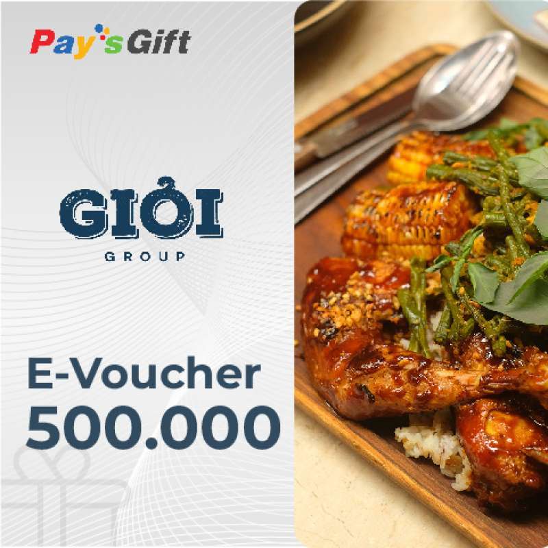 Promo [Paysgift] Voucher Digital GIOI Restaurant Value Rp. 500.000 ...