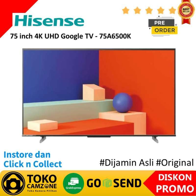 Promo Hisense 75 Inch 4k Uhd Google Tv Google Tv Dolby System ...