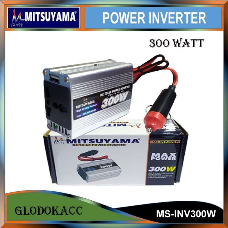 Promo Inverter Power DC To AC 300W / Mitsuyama Inverter MS-INV300W ...