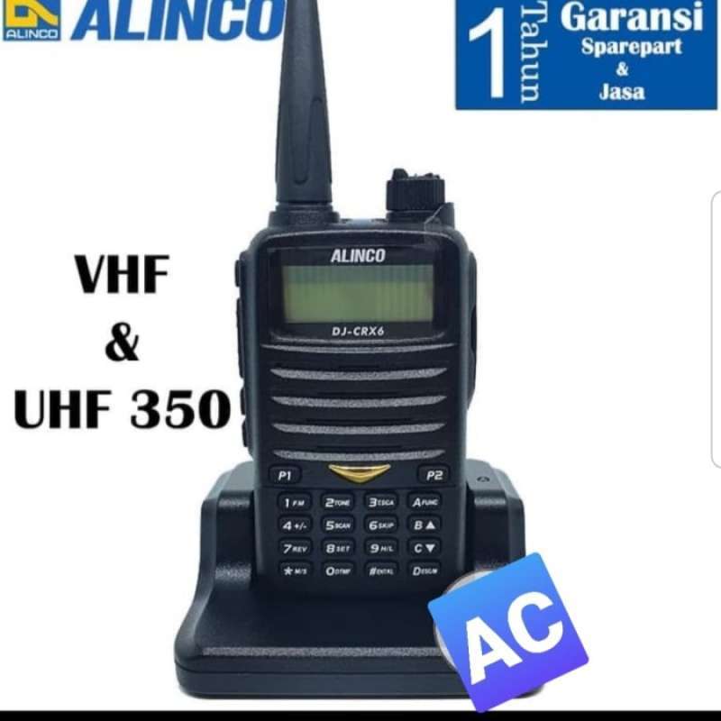 Promo JUAL HT ALINCO DJ-CRX6 DUAL BAND VHF & UHF 350MHz GARANSI ALINCO CRX6 Diskon 23% di Seller ...