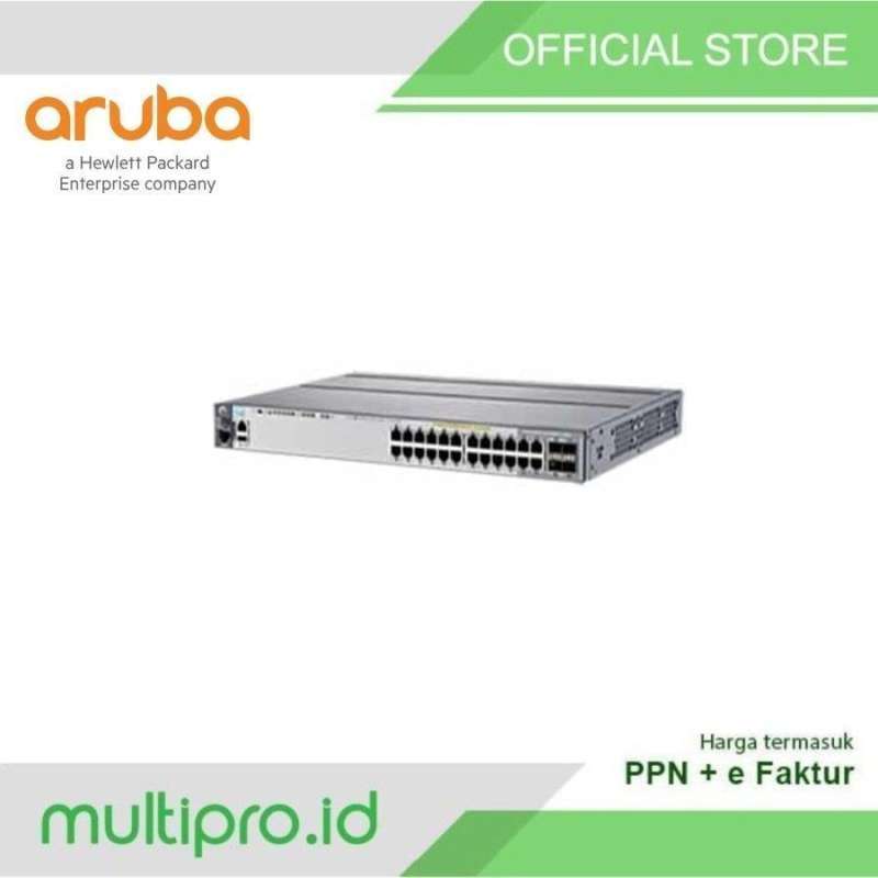 Jual HPE Aruba Layer 3 Managed POE 24 port Gigabit HPE 2920-24G-POE+ J9727A di Seller MULTIPRO ...