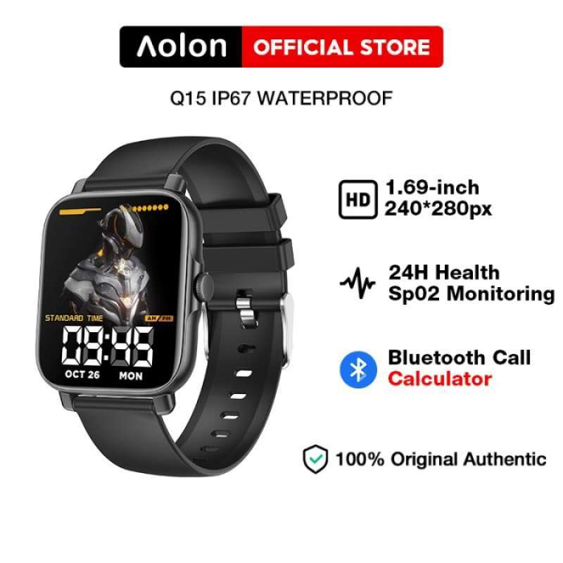 Jual Aolon Jam Smartwatch Original 1.69'' Fitness Tracker Custom ...