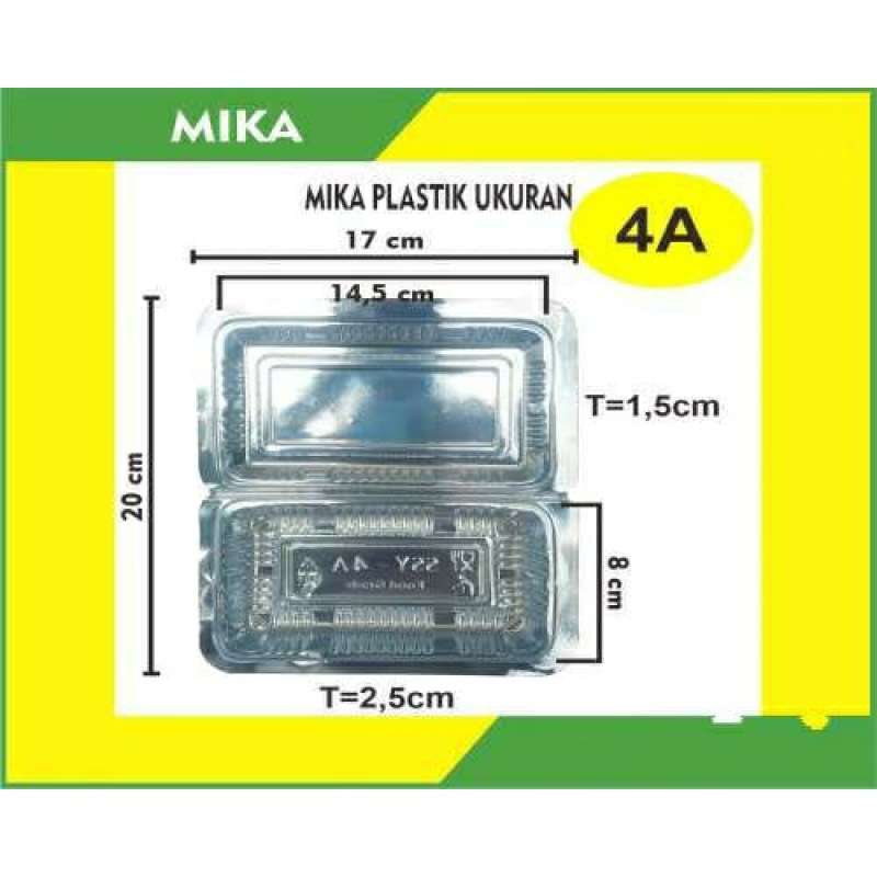 Jual Ssy-tray Mika Plastik / Plastik Mika Kue Dan Makanan Kode 4a , 4c ...