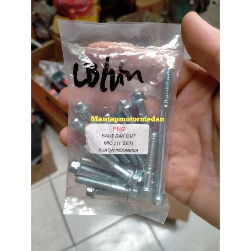 Promo KHM 1 Set Baut Baud Block Blok CVT Mesin Yamaha Mio J Soul GT X Ride 125 Xeon Diskon 40% ...