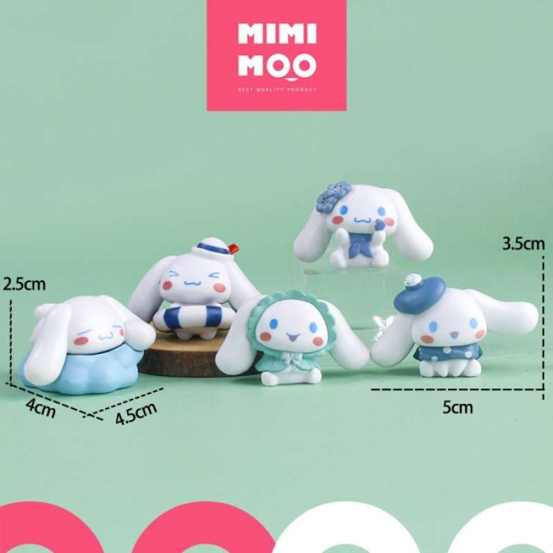 Promo Mimimoo Figure Mainan Sanrio Character Cinnamoroll Blue Edition ...