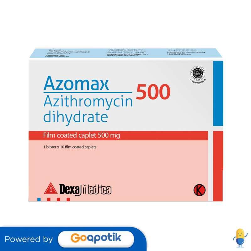 Jual AZOMAX 500 MG BOX 10 KAPLET di Seller Apotek Cahaya Pratama ...