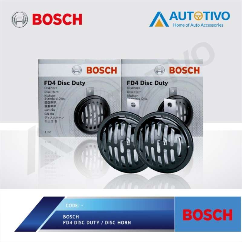 Promo Sale Klakson Mobil Bosch Supertone Model Jaring Hitam Fd4 ...