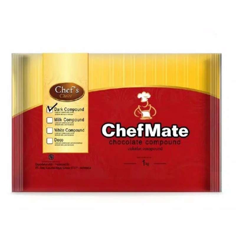 Jual CHEFMATE CHOCOLATE COMPOUND 1 KG di Seller TOKO BAHAN KUE LINDO ...