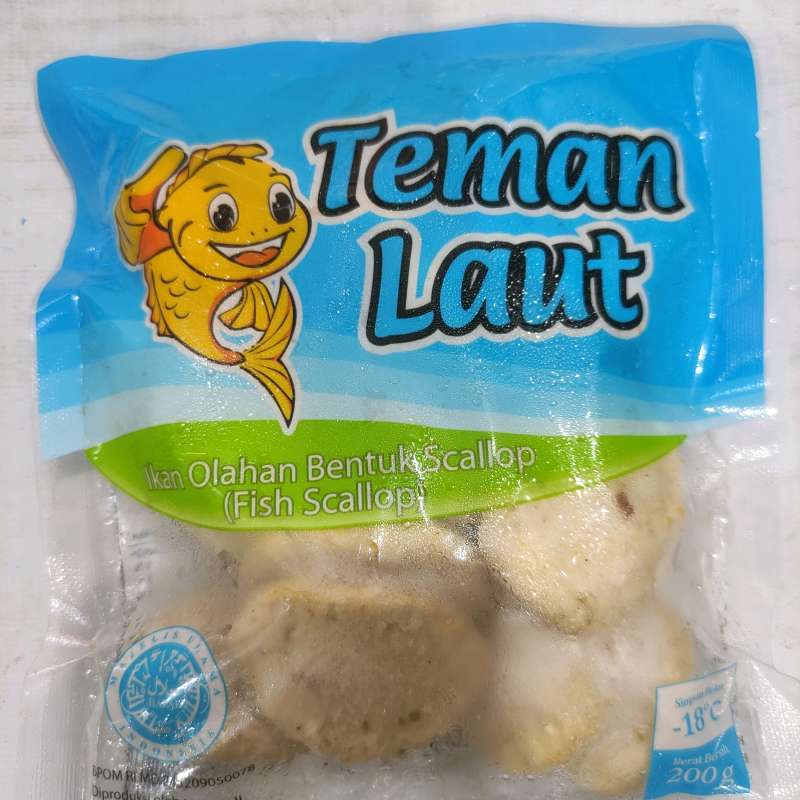 Jual Teman Laut Ikan Olahan Bentuk Scallop 200g di Seller Wahana Food ...