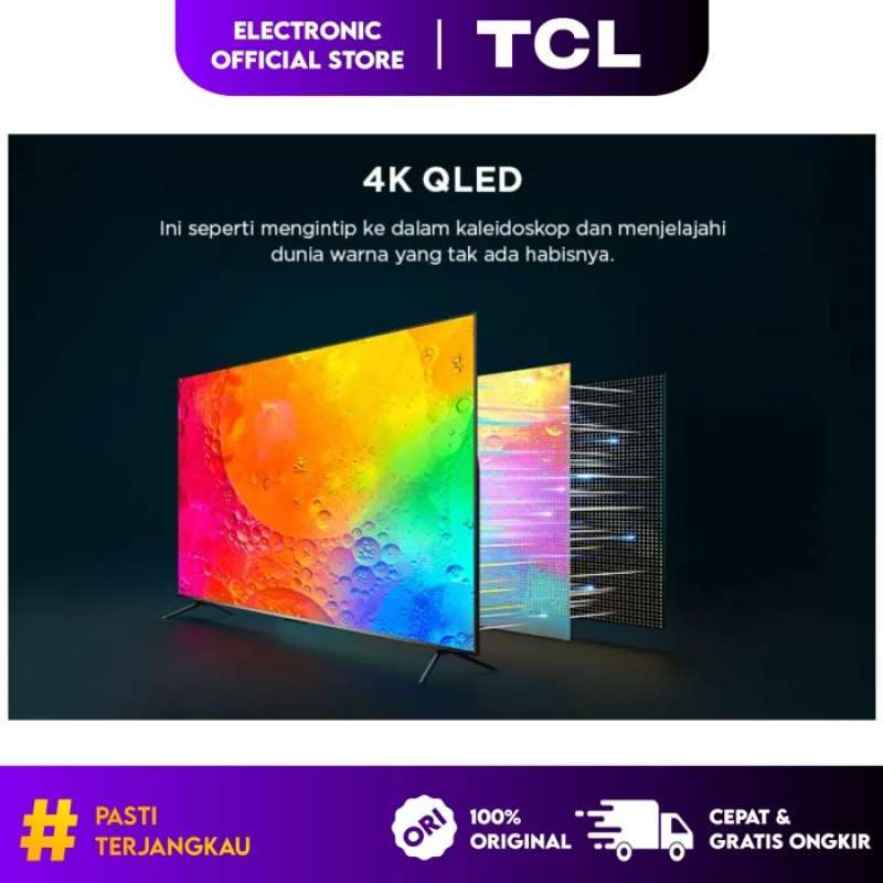 Jual Tv Tcl 50 Inch 50c645 C645 Qled Smart Googletv Android 4k Uhd ...