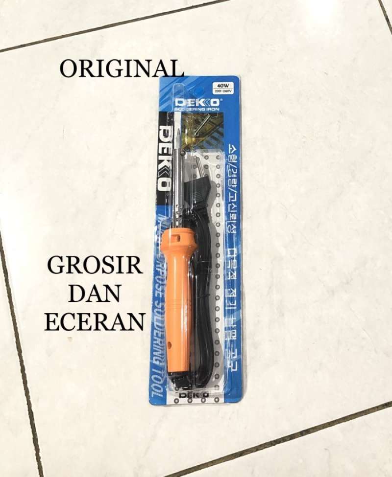 Promo Solder Deko 40w Soldering Iron Deko 40w Alat Solder Timah Diskon ...