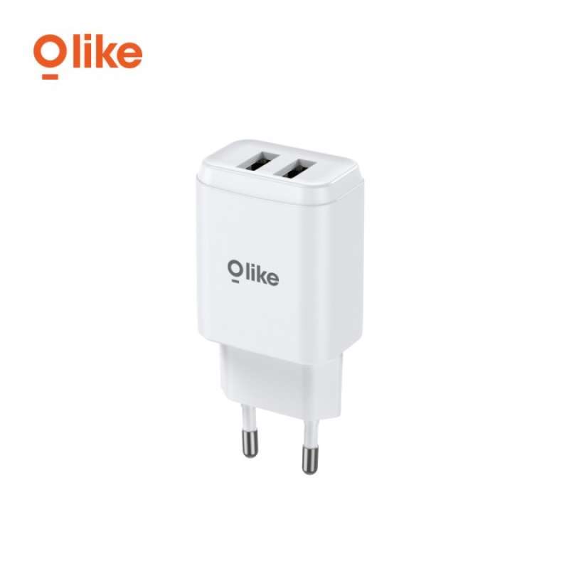 Jual Olike C201 Adapter Charger Dual Port 12W 2.4A With Kabel Micro USB ...