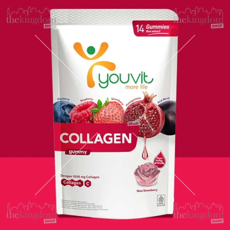 Jual Youvit Collagen Gummy 30 Days Suplemen Vitamin Anti Aging Kolagen ...