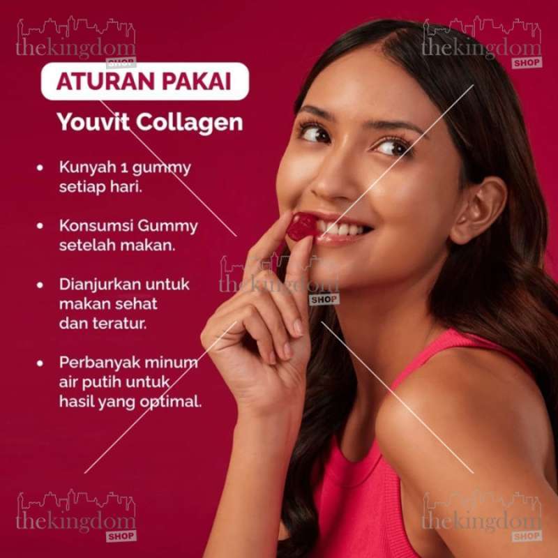 Jual Youvit Collagen Gummy 30 Days Suplemen Vitamin Anti Aging Kolagen ...