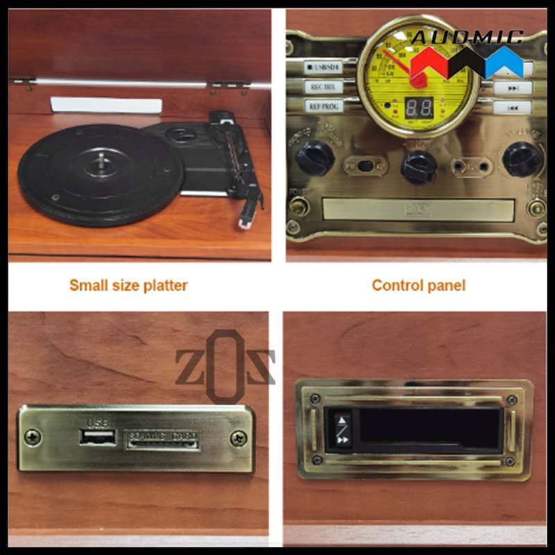 Jual Turntable Player Pemutar Piringan Hitam Vinyl Bluetooth Retro ...