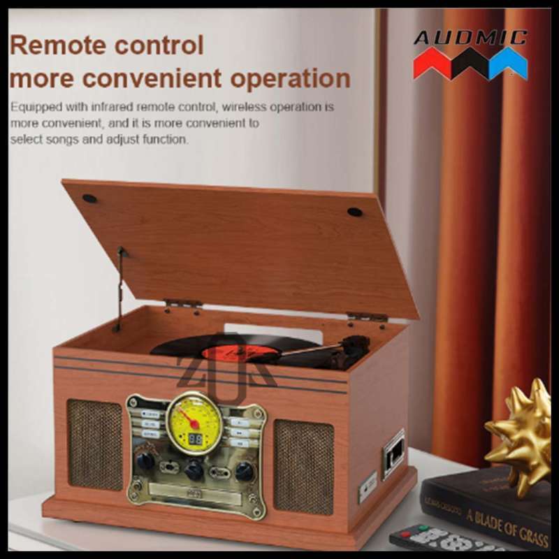 Jual Turntable Player Pemutar Piringan Hitam Vinyl Bluetooth Retro ...