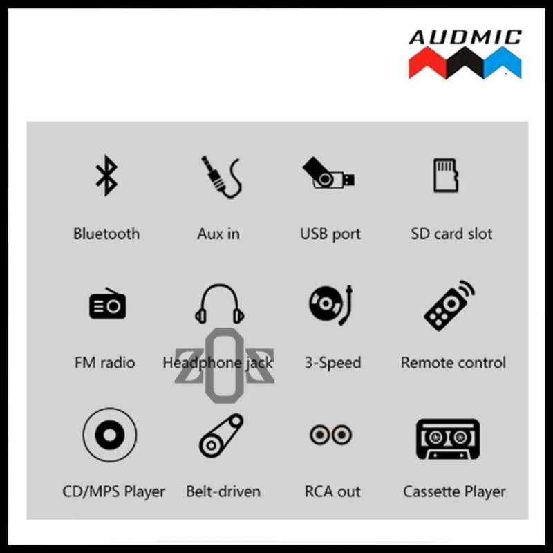 Jual Turntable Player Pemutar Piringan Hitam Vinyl Bluetooth Retro ...