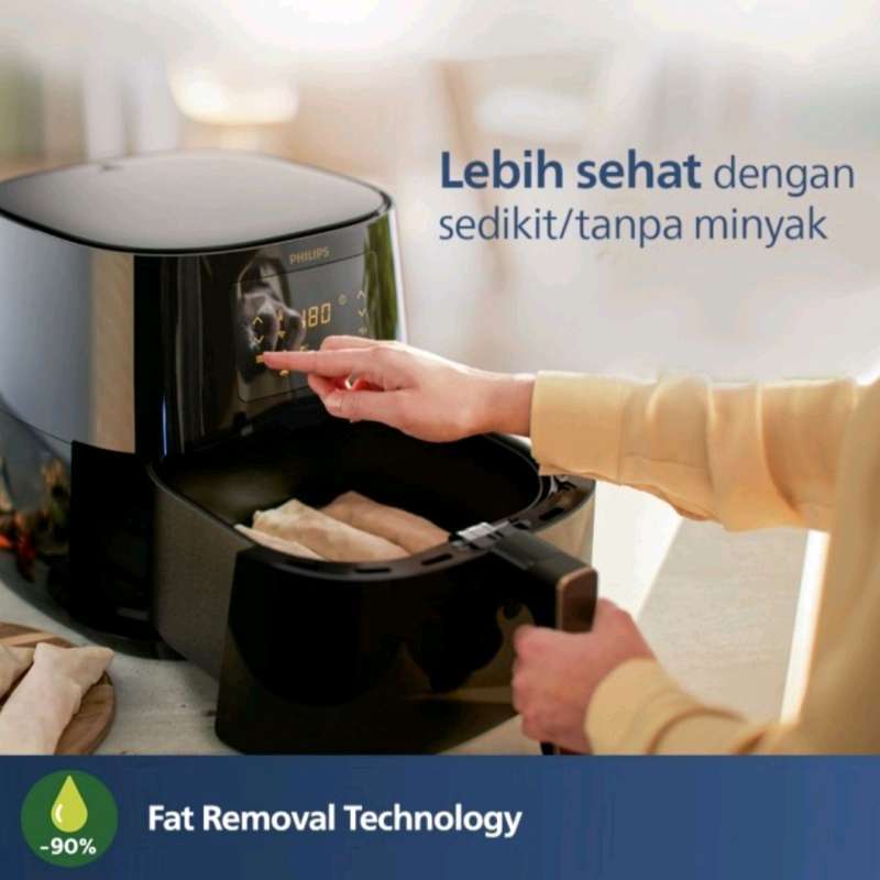 Jual PHILIPS HD9280 Digital Air Fryer XL 1.2 Kg 6.2 Liter 2000 Watt HD ...