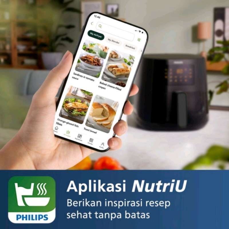 Jual PHILIPS HD9280 Digital Air Fryer XL 1.2 Kg 6.2 Liter 2000 Watt HD ...