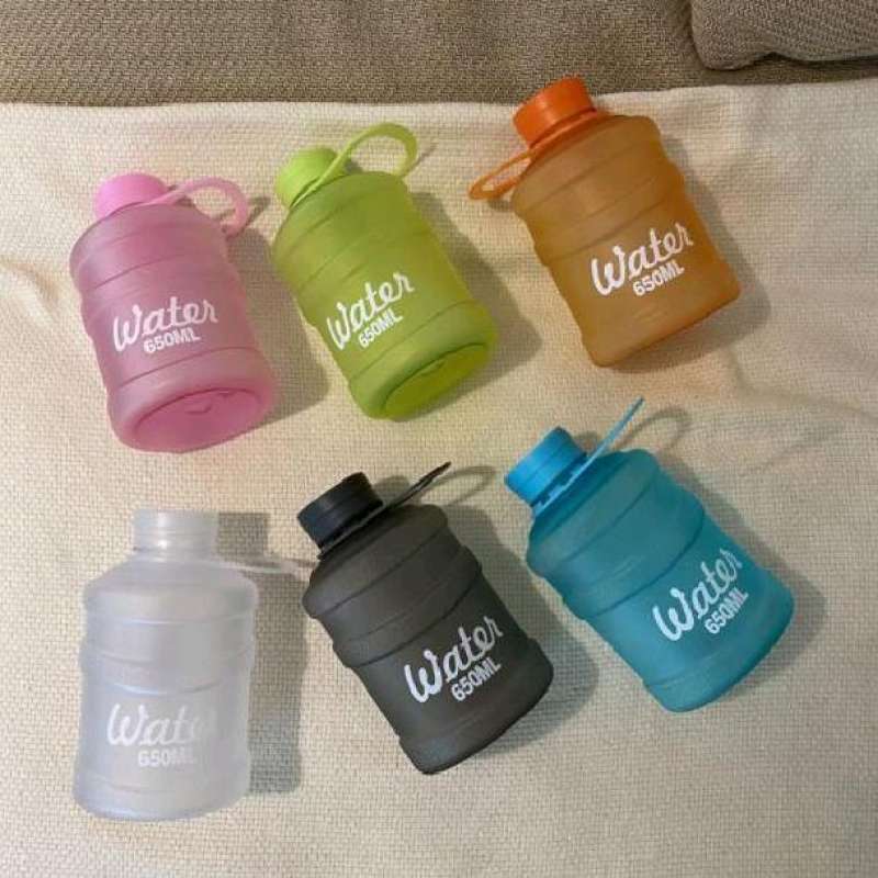 Jual Botol Minum Unik Bentuk Galon 650ml / Galon Mini Botol Minum 650 ...