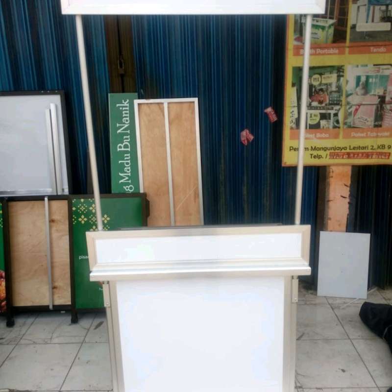 Jual Booth Portable Meja Lipat Jualan Es Teh Small Polos 80x50 di ...