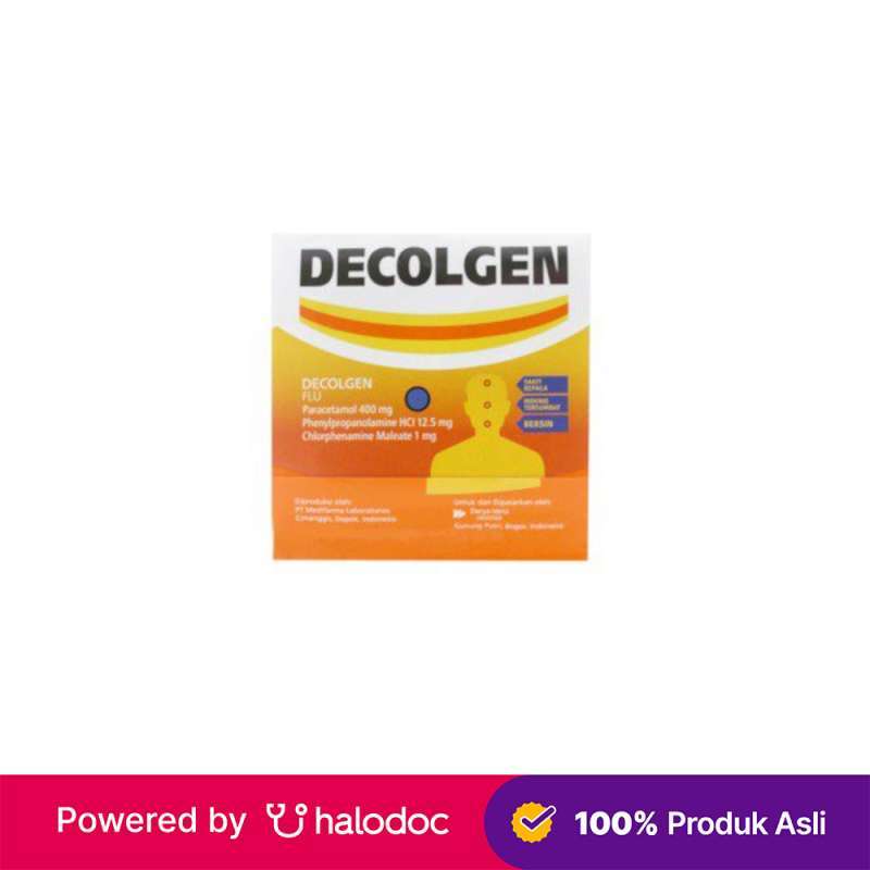 Jual Decolgen 4 Tablet Di Seller Apotek Halomedika Cicendo - Sukaraja ...