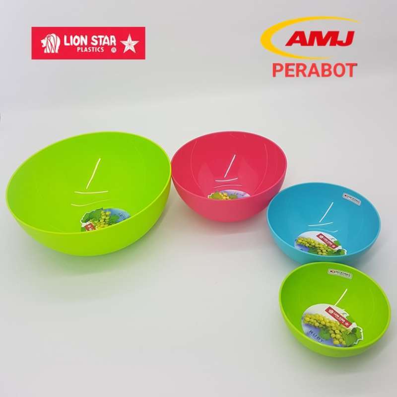 Jual Lion Star Mangkok Makan Ruby Bowl 1500 Ml Di Seller Amj Perabot ...