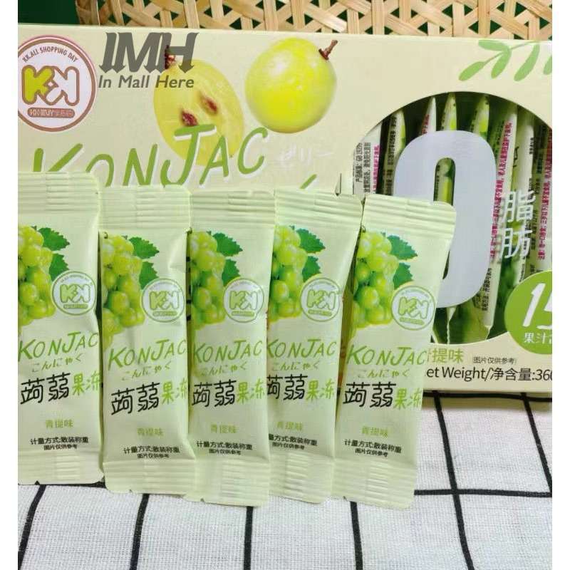 Jual Konjac Jelly persik putih anggur hijau - 10 sachet - Lactobacillus ...