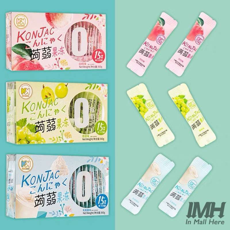 Jual Konjac Jelly persik putih anggur hijau - 10 sachet - Lactobacillus ...