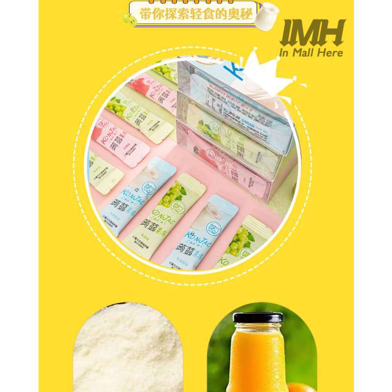Jual Konjac Jelly persik putih anggur hijau - 10 sachet - Lactobacillus ...