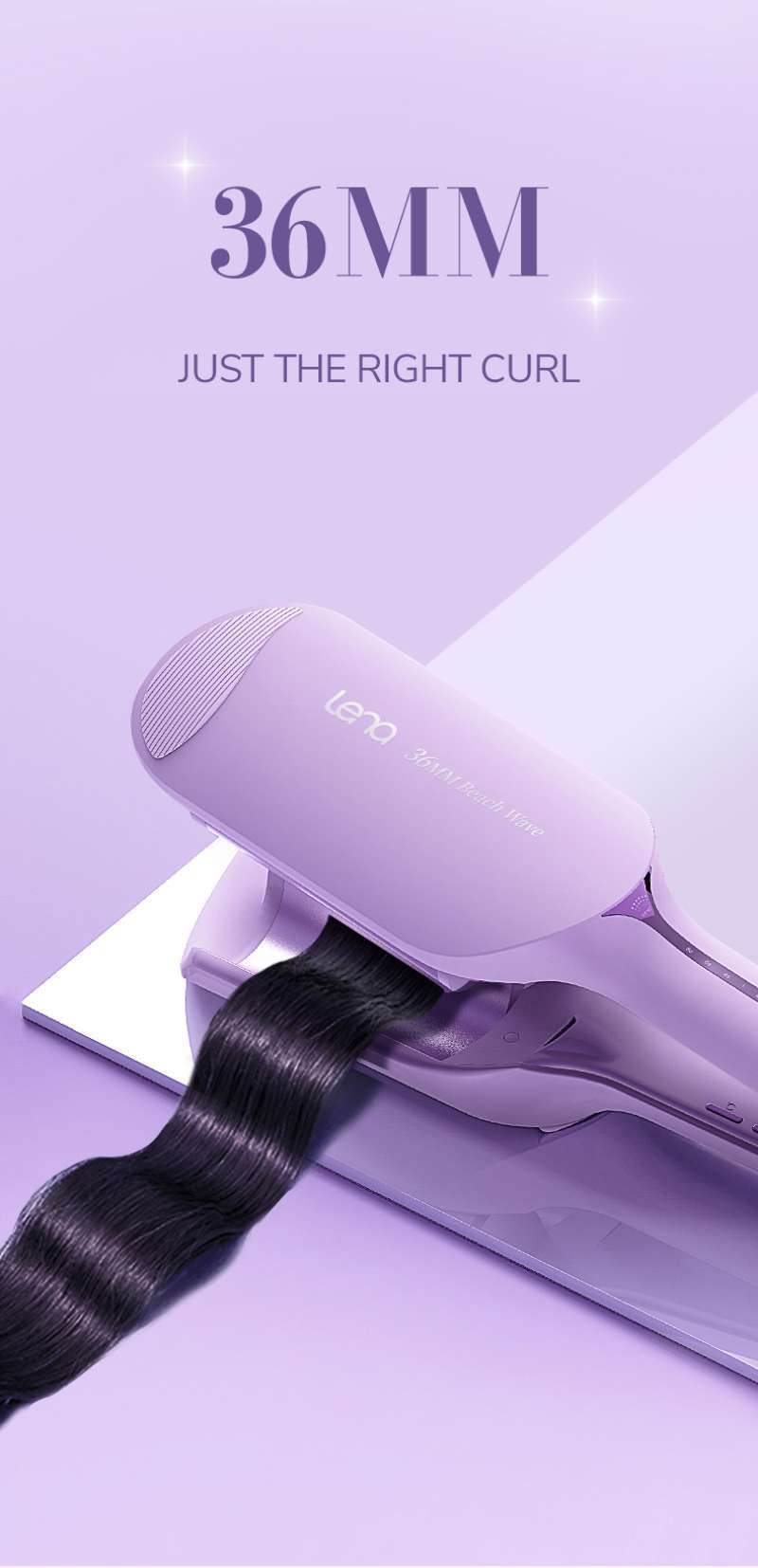 Jual Lena Beach Waver 36mm Ln-s12 - Catok Rambut Gelombang Catokan ...