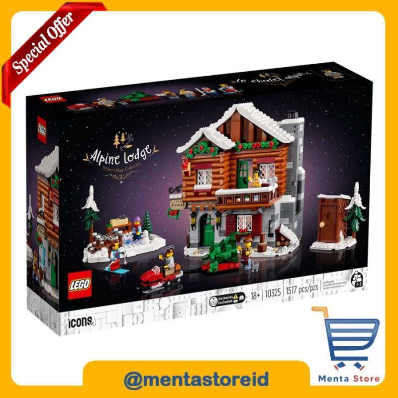 Promo Lego Icons 10325 Alpine Lodge Diskon 11% Di Seller Menta Toys ...