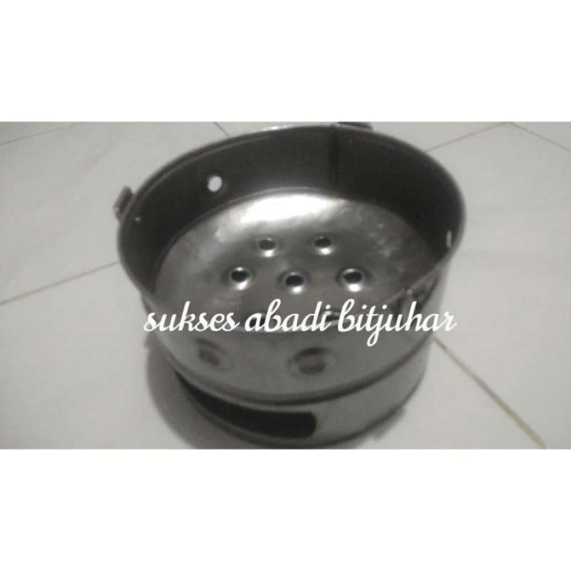 Jual Anglo / tungku bakar arang bahan plat baja putih uk. 24cm di ...