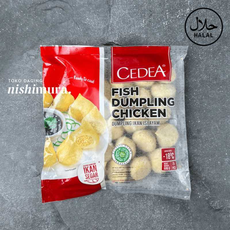 Jual Fish Dumpling Cheese Chicken Cedea - Bakso Ikan isi Keju / Ayam ...