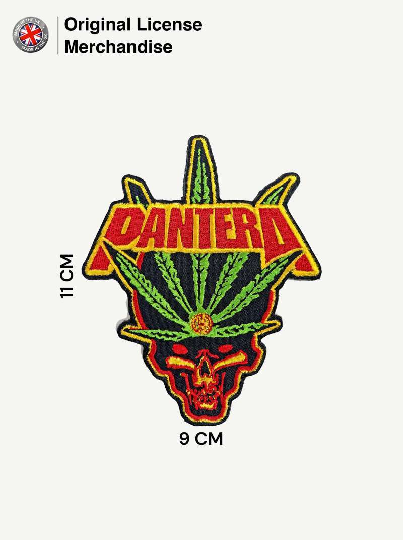 Jual Patch Emblem Badge Import Logo Band Musik Original Pantera Leaf ...