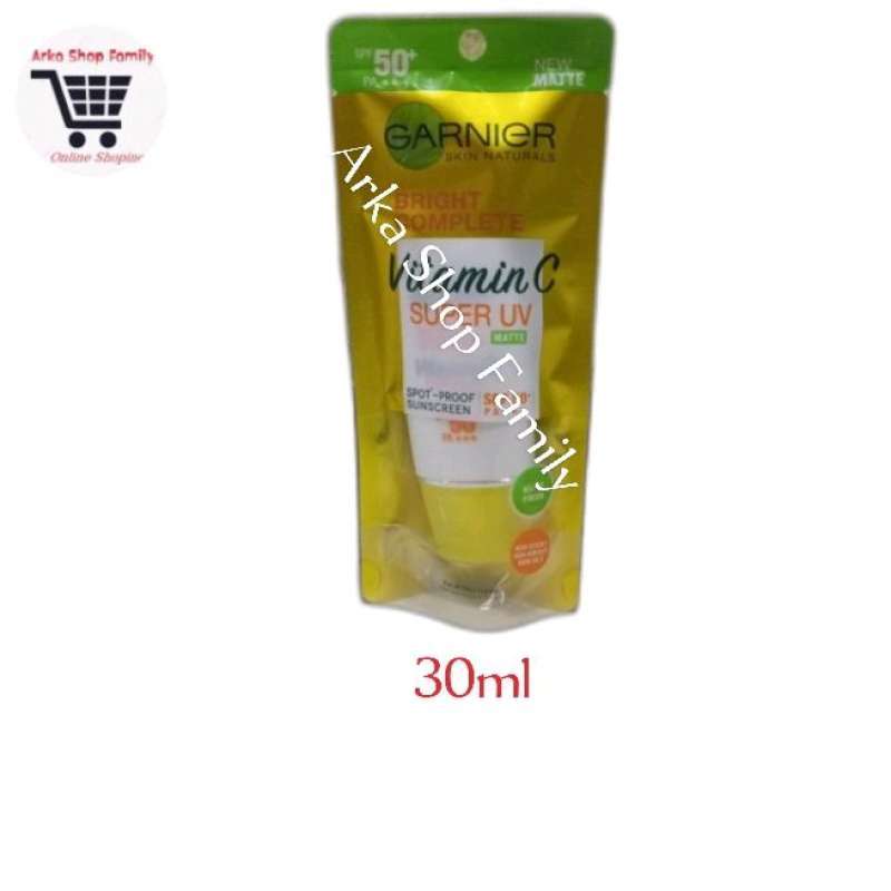 Jual Garnier Bright Complete Vitamin C super uv spot-proof sunscreen ...