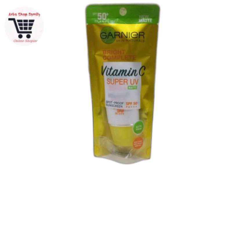 Jual Garnier Bright Complete Vitamin C super uv spot-proof sunscreen ...