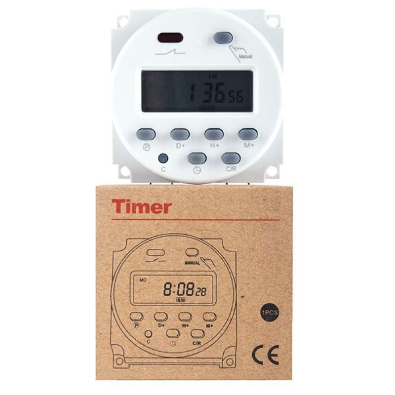 Promo Timer DC 12V 16A Timer Digital CN101 Timer Harian Mingguan ...
