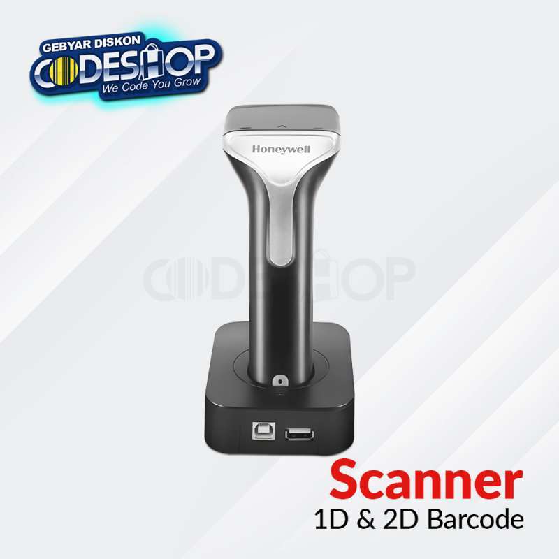 Jual Honeywell Oh4503 Scanner Barcode Wireless 1d 2d Scan Qr Code Usb ...