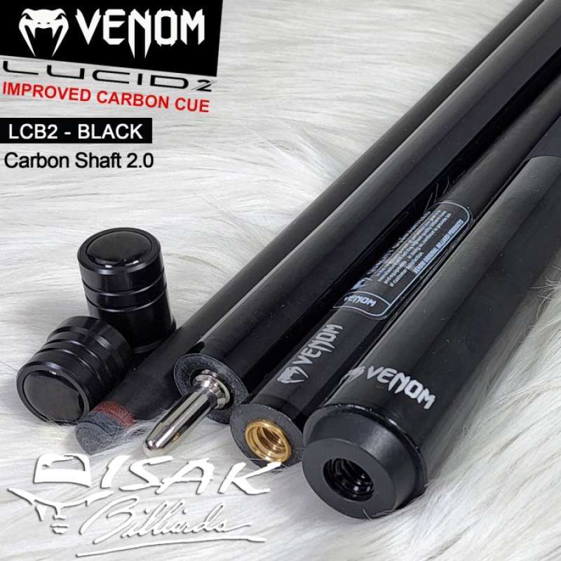 Jual Venom Lucid Carbon Lcb Black Cue Uniloc Low Deflection Stick ...