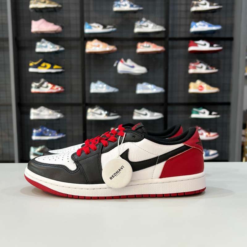 Jual Nike Air Jordan 1 Retro Low Og Black Toe (2023) Original - 38.5 Di ...