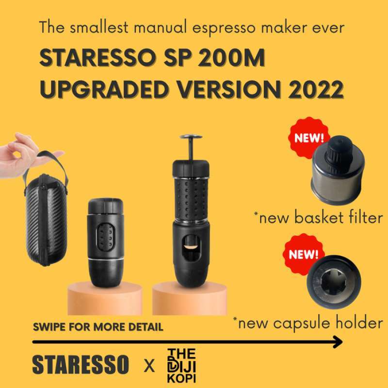 Promo Staresso Sp 200m Super Mini Espresso Maker Termasuk Tas Kecil ...