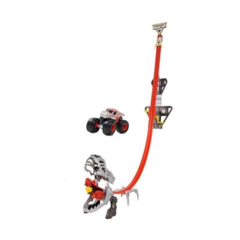Promo Mainan Monster Jam Thunder Roarus Drop Playset Diskon 28% Di ...