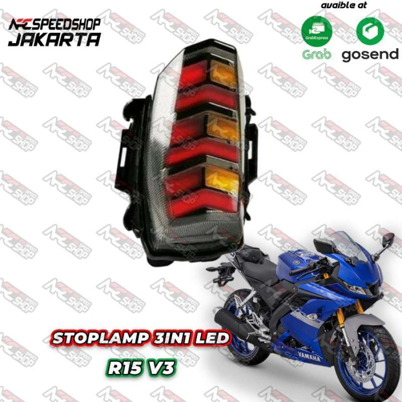 Promo Lampu Stop 3in1 Led Yamaha All New R15 V3 Diskon 9% Di Seller ...