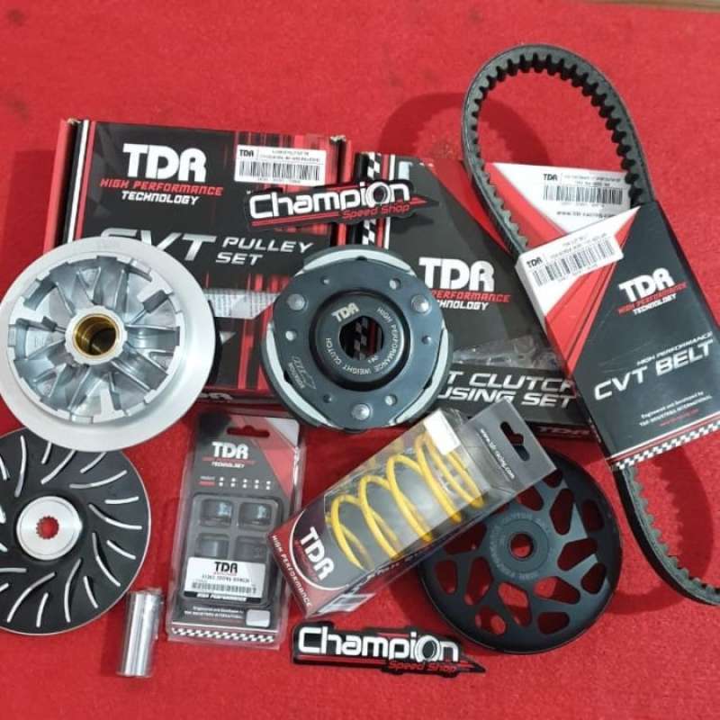 Jual Upgrade Full Set Cvt Roller Black Teflon Tdr Racing Yamaha Aerox ...
