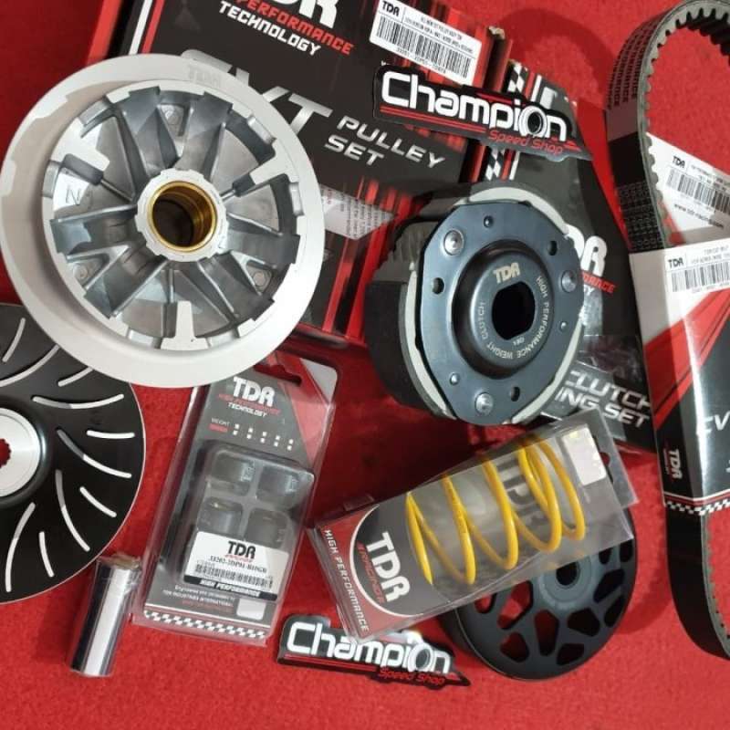 Jual Upgrade Full Set Cvt Roller Black Teflon Tdr Racing Yamaha Aerox ...