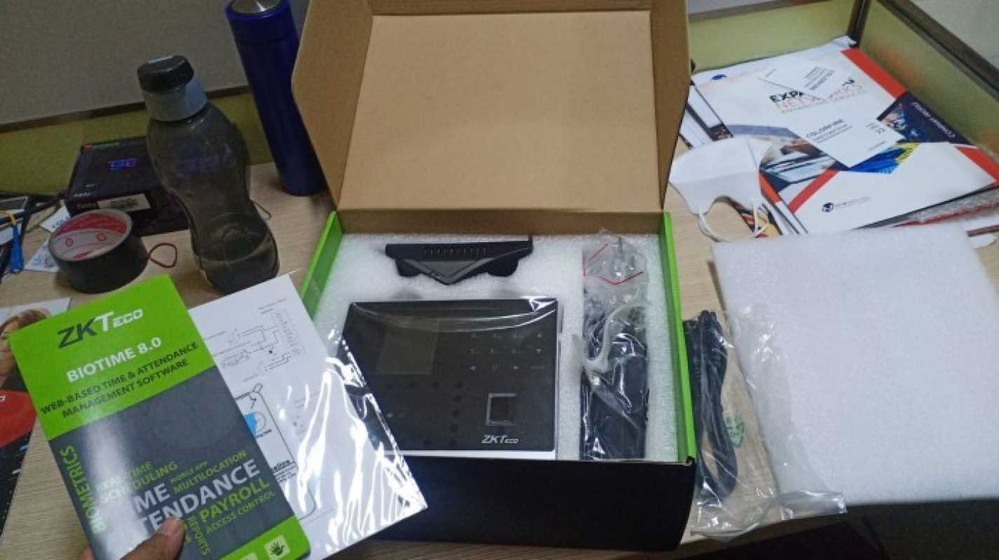 Promo Mesin Absen Wajah Dan Sidik Jari Zkteco Mb2000 Fingerprint Pin ...