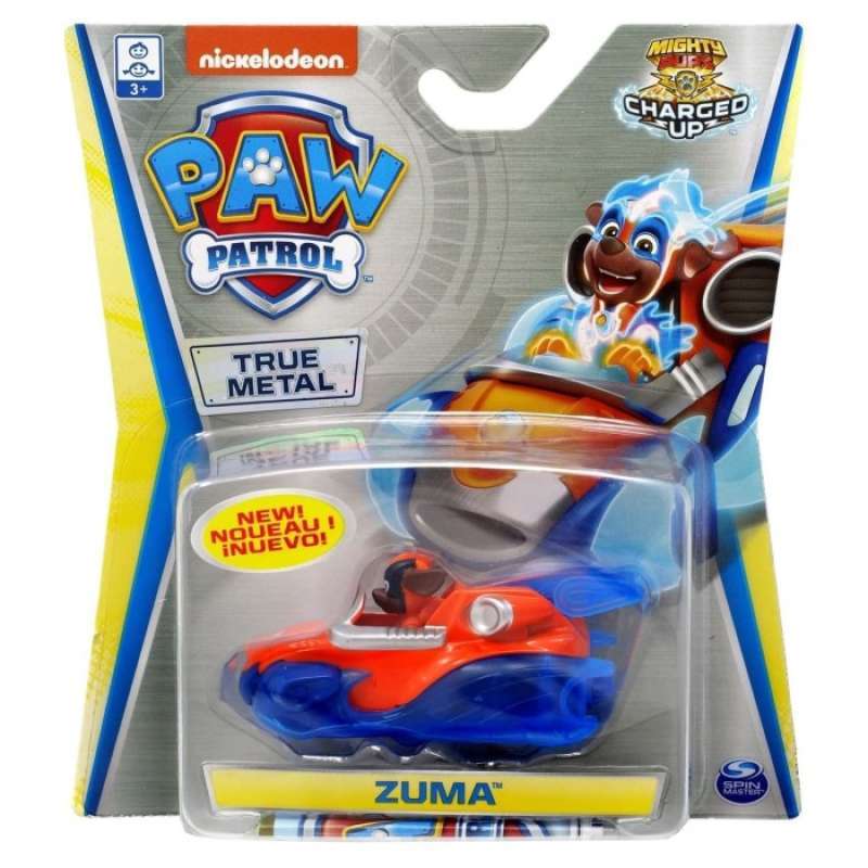 Promo PAW PATROL Mighty Pups Charged Up True Metal Zuma Diecast Car ...